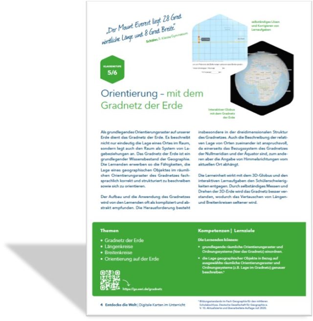 Neues Booklet vom Esri Schulteam: Digitale Karten im Unterricht